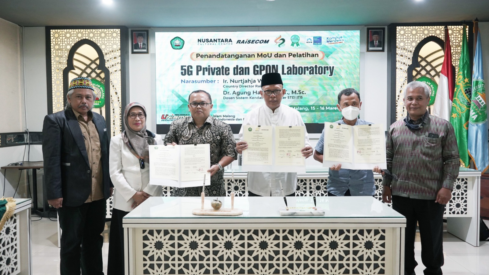 Unisma Gandeng NCC dan Raisecom, Kembangkan 5G Private dan GPON Laboratory di Indonesia ...